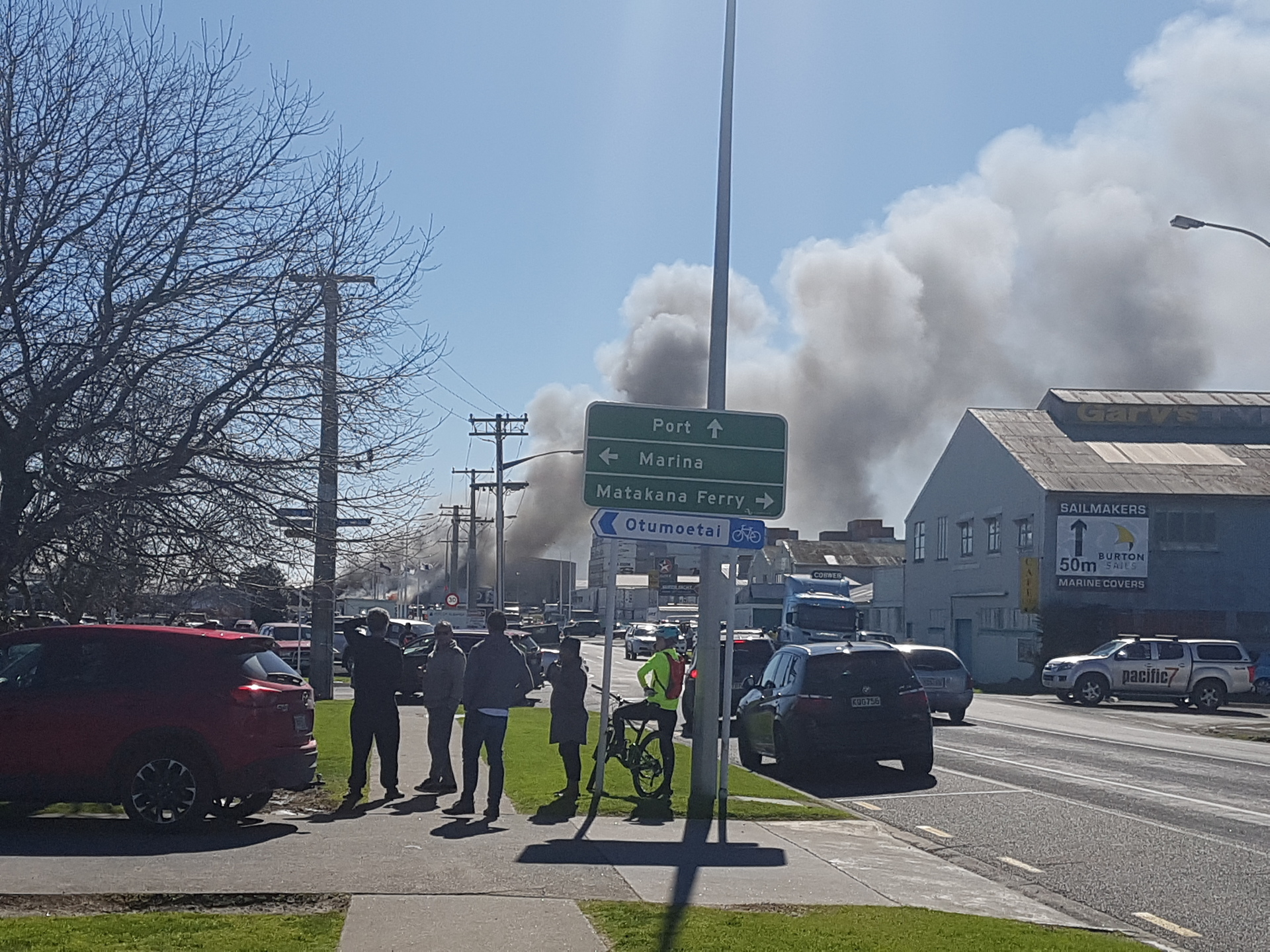 Port of Tauranga building 'absolutely levelled' in massive fire