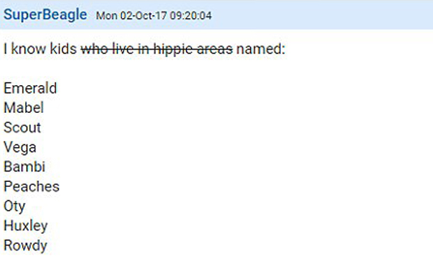 Parents reveal the most outrageous baby names they've heard