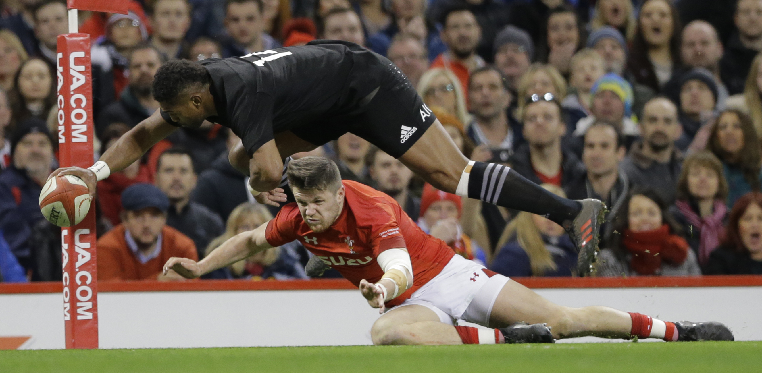 All Blacks finish the year on a high in Wales