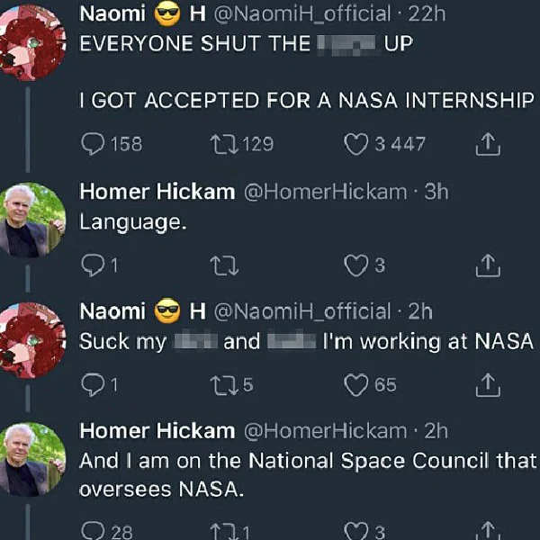 Tweet costs woman dream internship at NASA