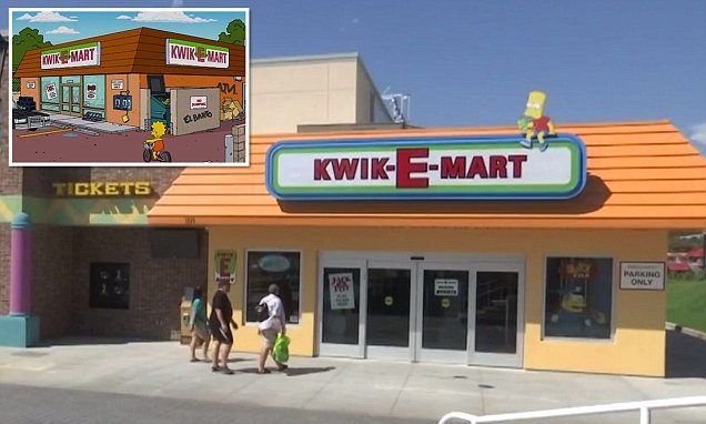 Real-life Kwik-E-Mart store from The Simpsons opens